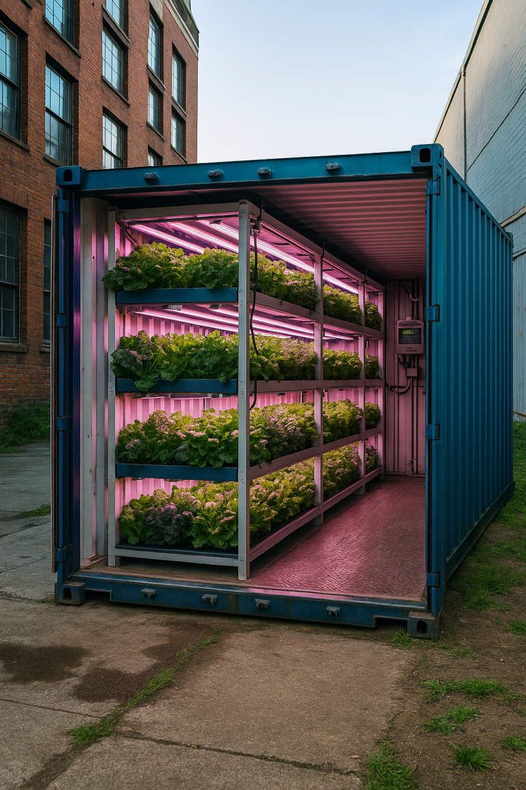 How Shipping Containers Are Reshaping Urban Vertical Farming - Cubus ...